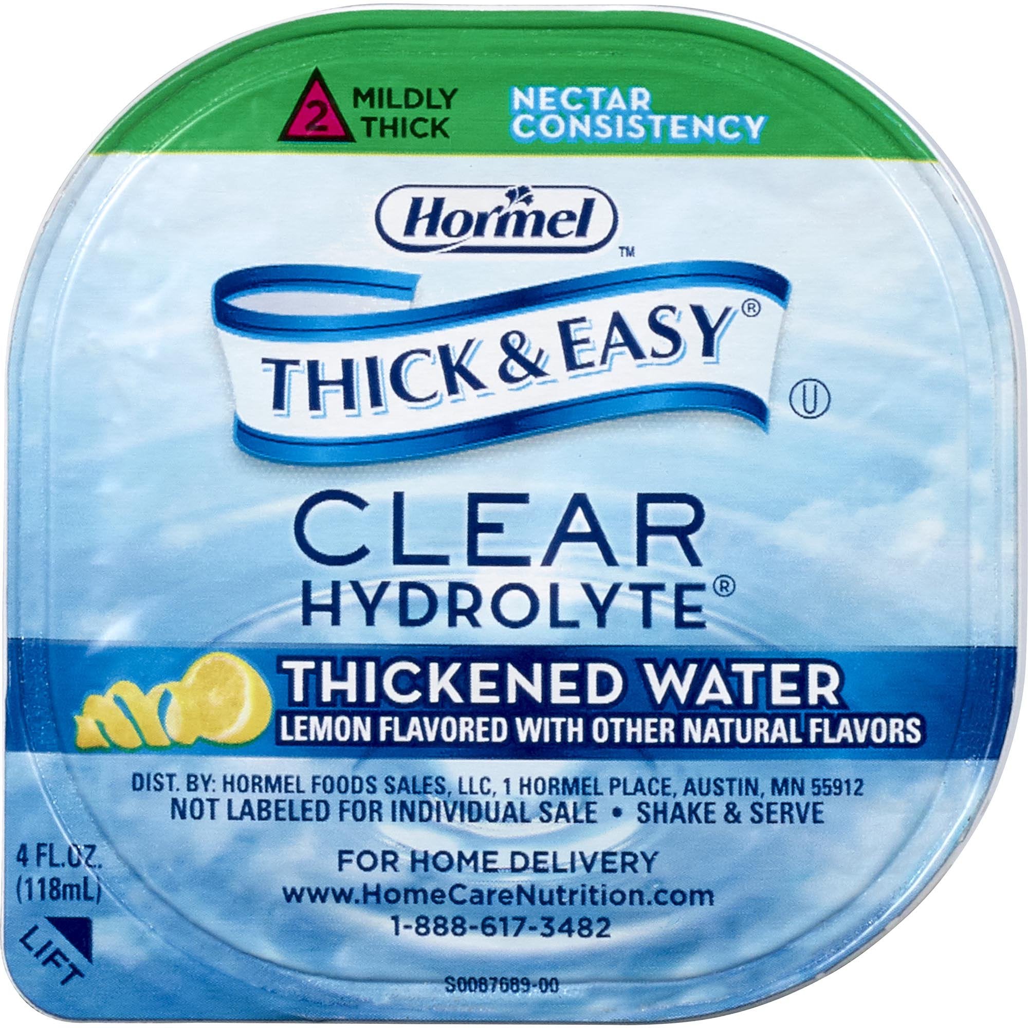 Thick & Easy® Hydrolyte® Nectar Consistency Lemon Thickened Water, 4 ...